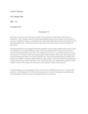 Unit 2 Notes-US History II - Sophia US History II Unit 2: The Emergence ...