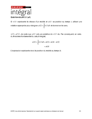 Feuille de formule Examen 4 - Série p de Riemann : ∑ 𝟏 𝒏𝒑 ∞ 𝒏=𝟏 ...