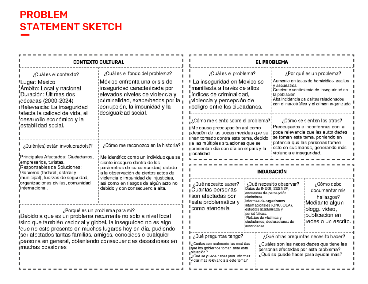 10587704 - PROBLEM STATEMENT SKETCH DE LA INSEGURIDAD EN MEXICO ...