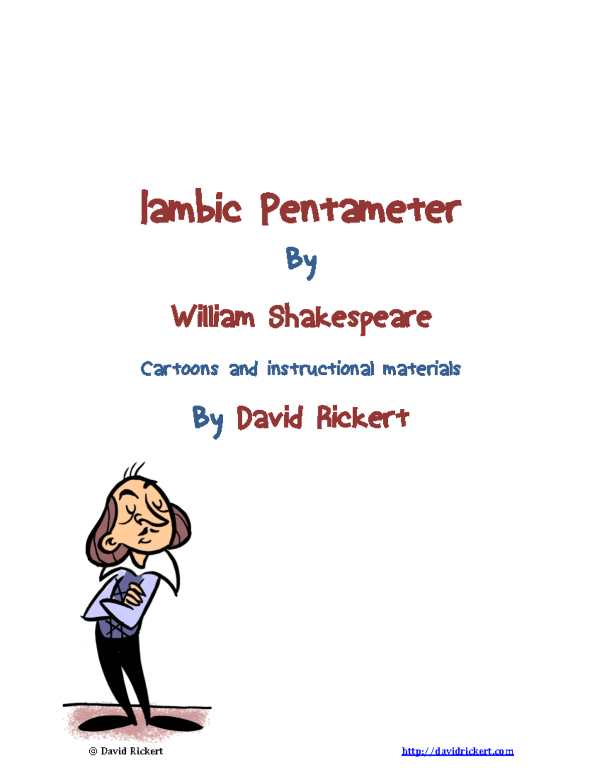 4 - Iambic Pentameter Comic with Shakespeare - Iambic Pentameter By ...
