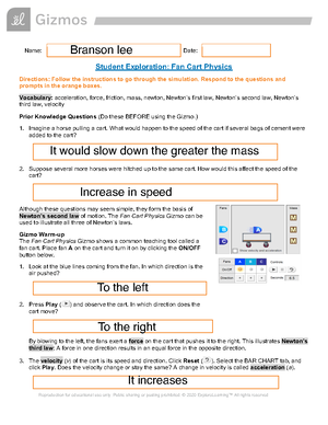 Gizmo Frog Dissection - Name: Date: Student Exploration: Frog ...
