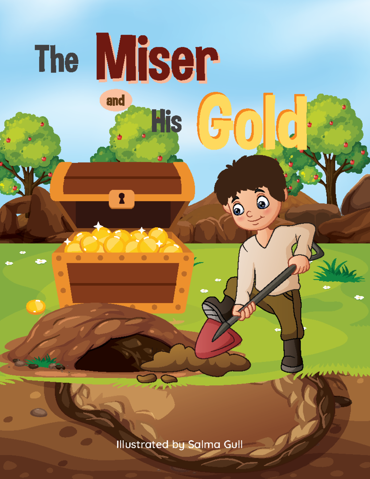 The miser and his gold paper crafts - Illustrated by Salma Gull A Miser ...