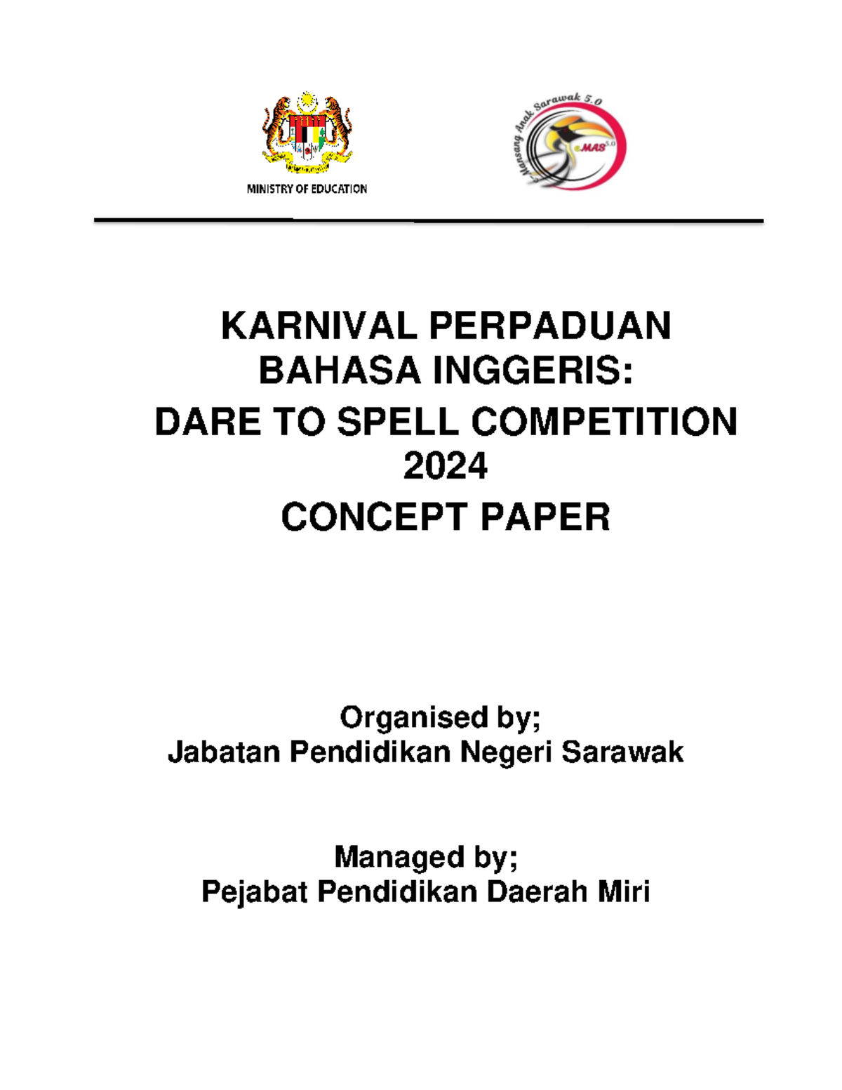 DARE TO Spell Competition FOR Primary AND Secondary Schools 2024 3 ...