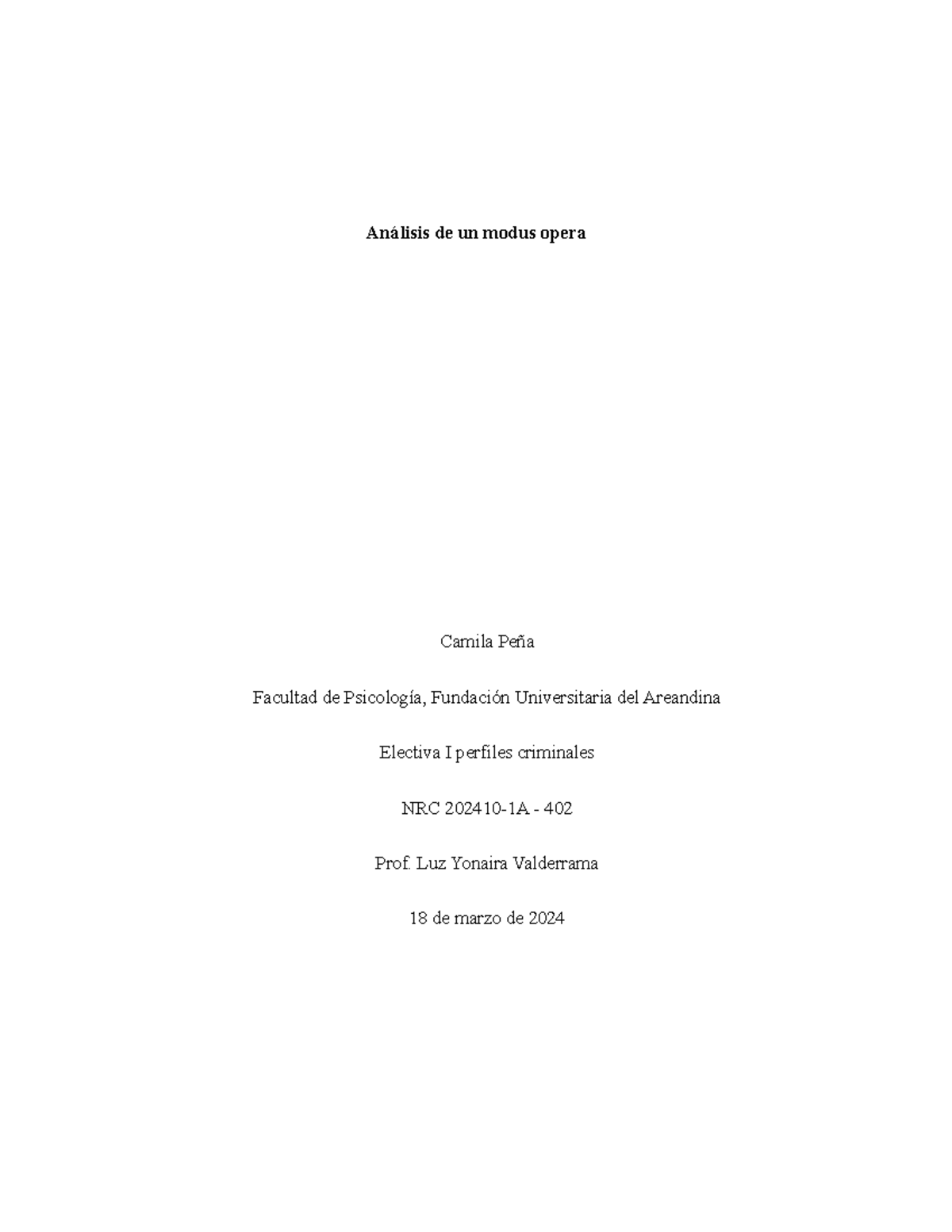 Análisis de un modus opera.docx Eje 3 - Análisis de un modus opera ...