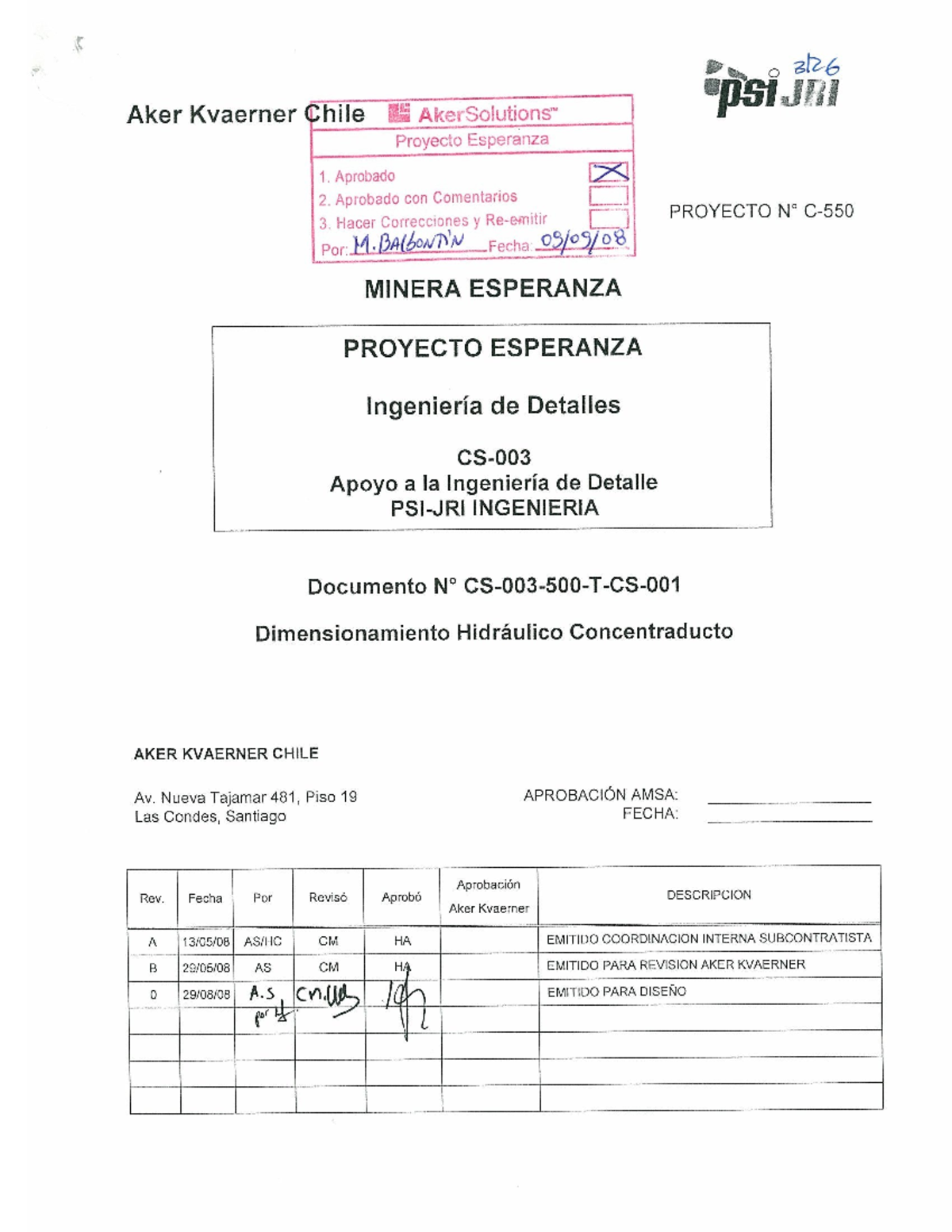 CS-003-500-T-CS-001 0 - Formulación y Evaluación de Proyectos - Studocu