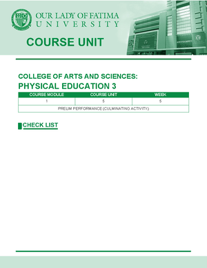 Week 3 - 4 - folk dance - Week 3 OBJECTIVES -identify the different ...