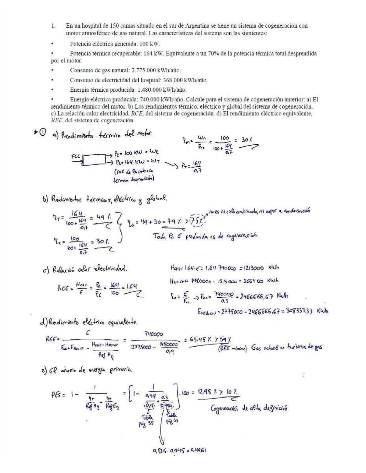 Pdf Problemas De Cogeneracion Resueltos Compress Maquinas Eléctricas