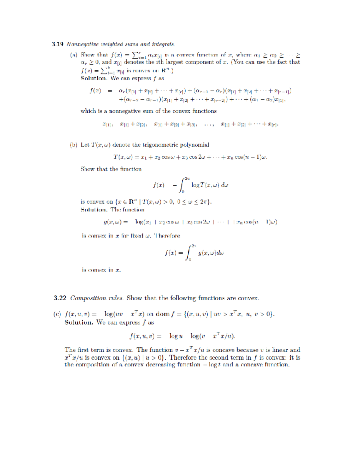 Sol4 - practice - 3 Derive the conjugates of the following functions ...