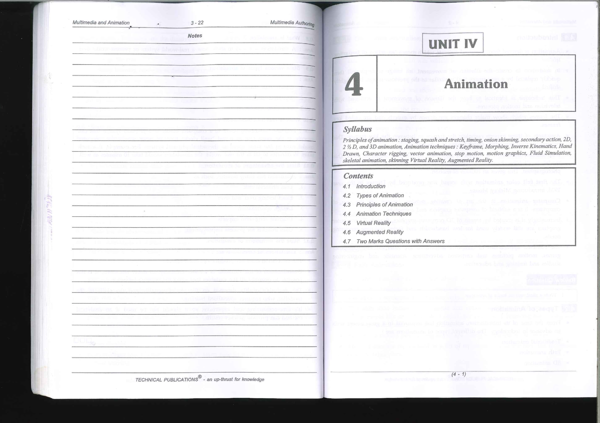 Multimedia & Animation Unit 4 & 5 - tion 3 22 Multimedia Authoring ...