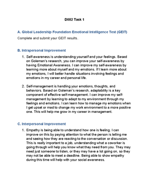 Course C716 Task 1 - Understanding Differences Ashley Burns College of ...