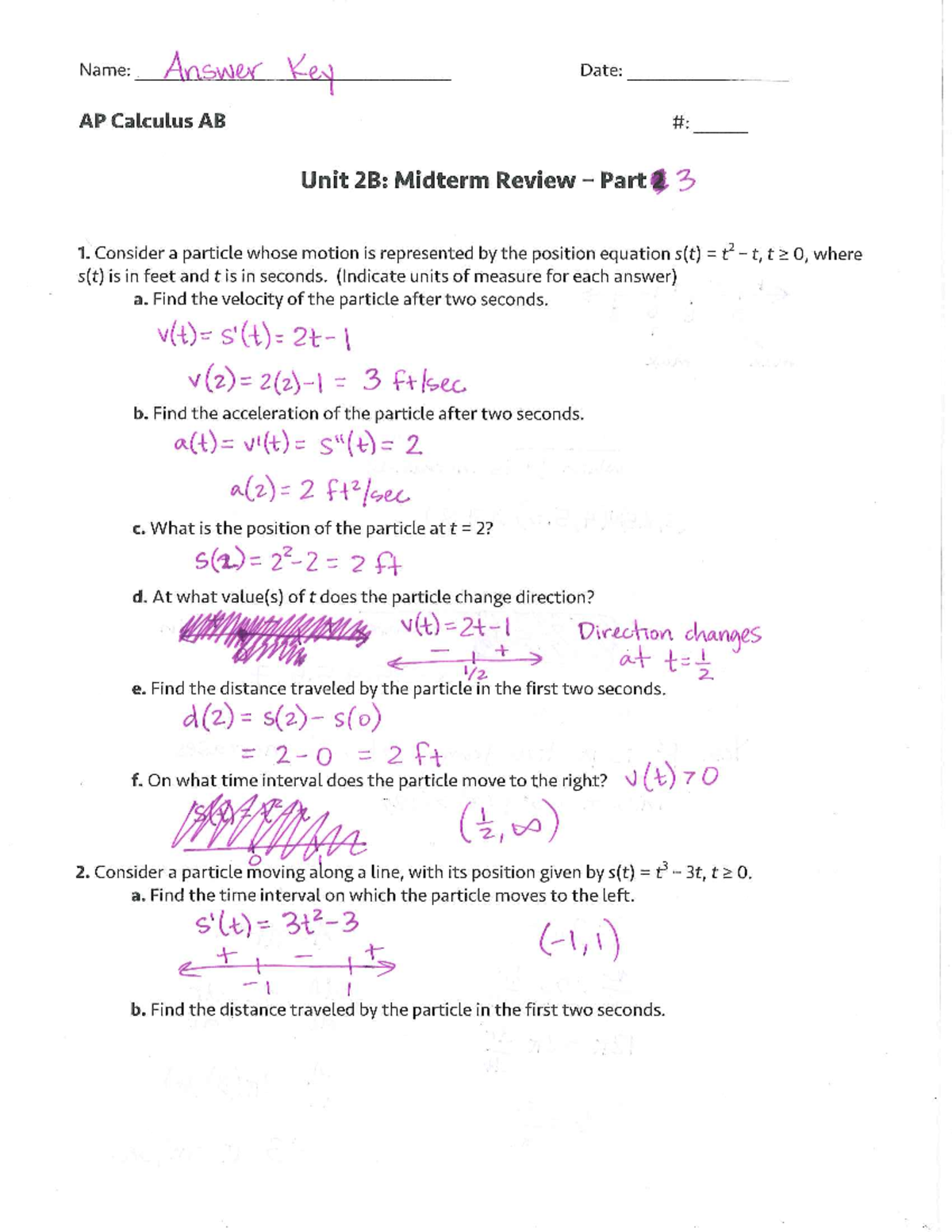 Calc midterm review 3 - nanana - bio 1234 - Studocu