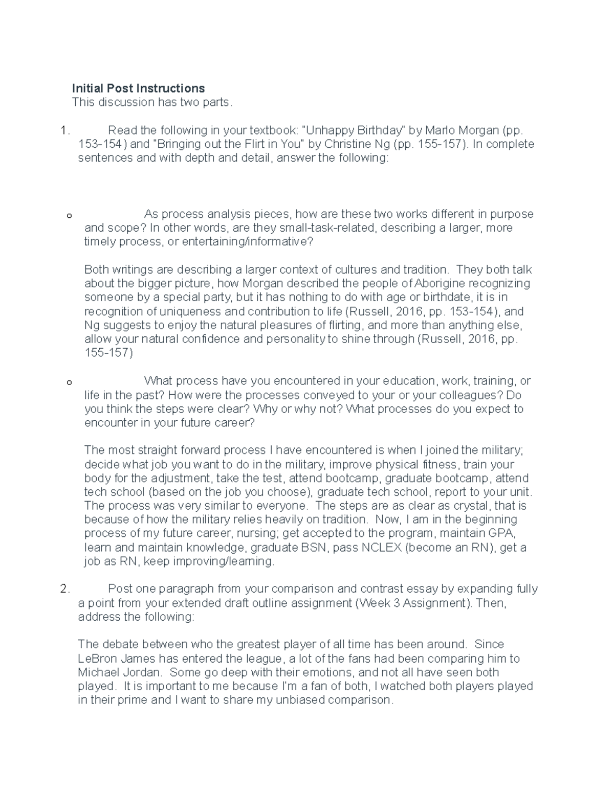 Engl117 week 4 discussion - Initial Post Instructions This discussion ...