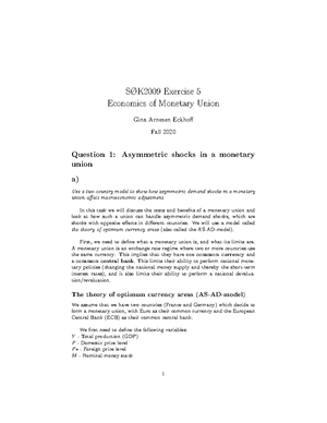The AA-DD model - beskrivelse. - The AA-DD model Assumptions Open economy Short run Demand based ...