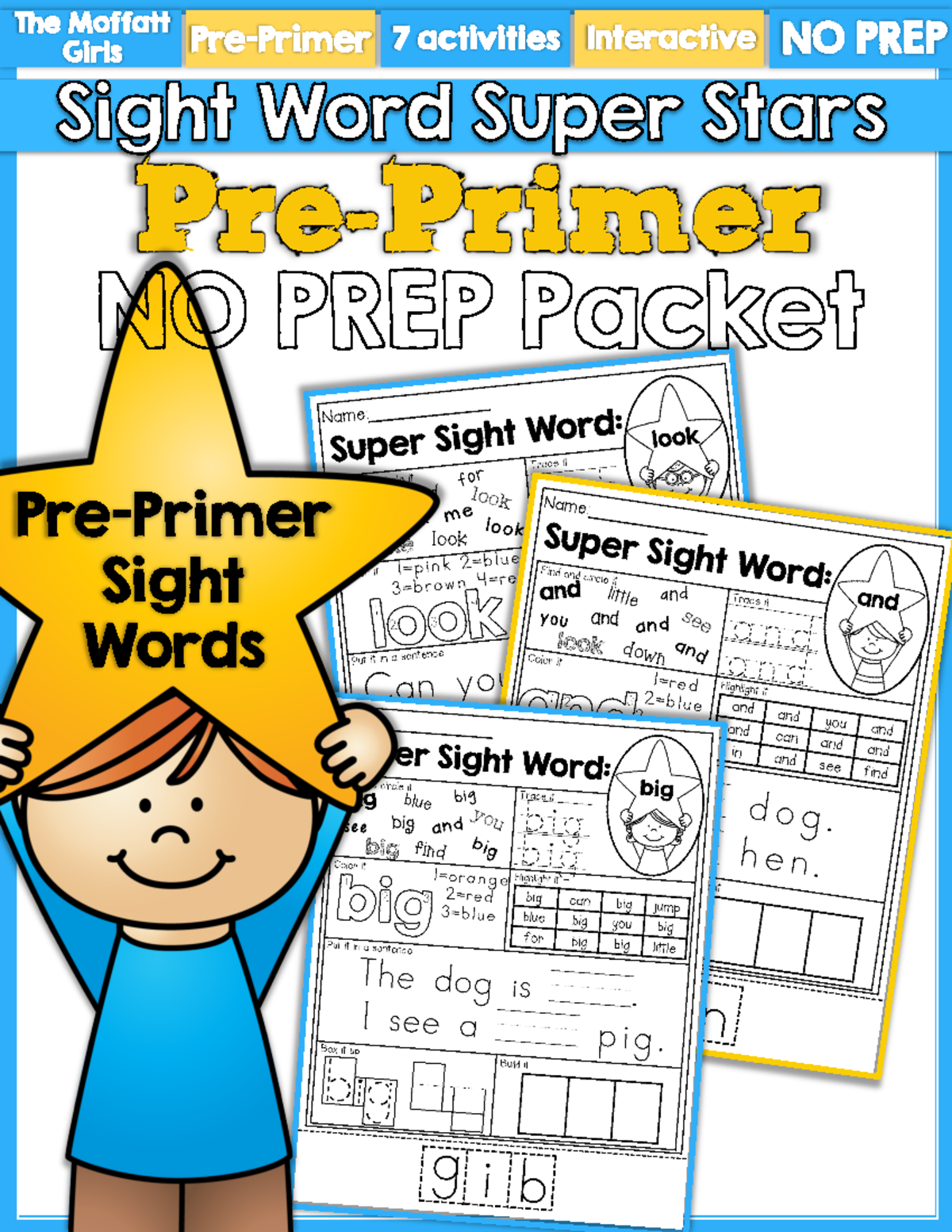 Sight word super stars - This book helps children learn english - Pre ...
