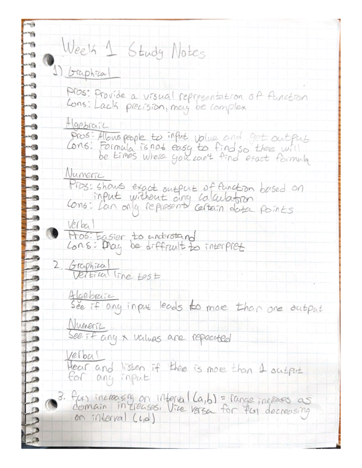 Week 1 Study Notes - Mat135H1 - Studocu