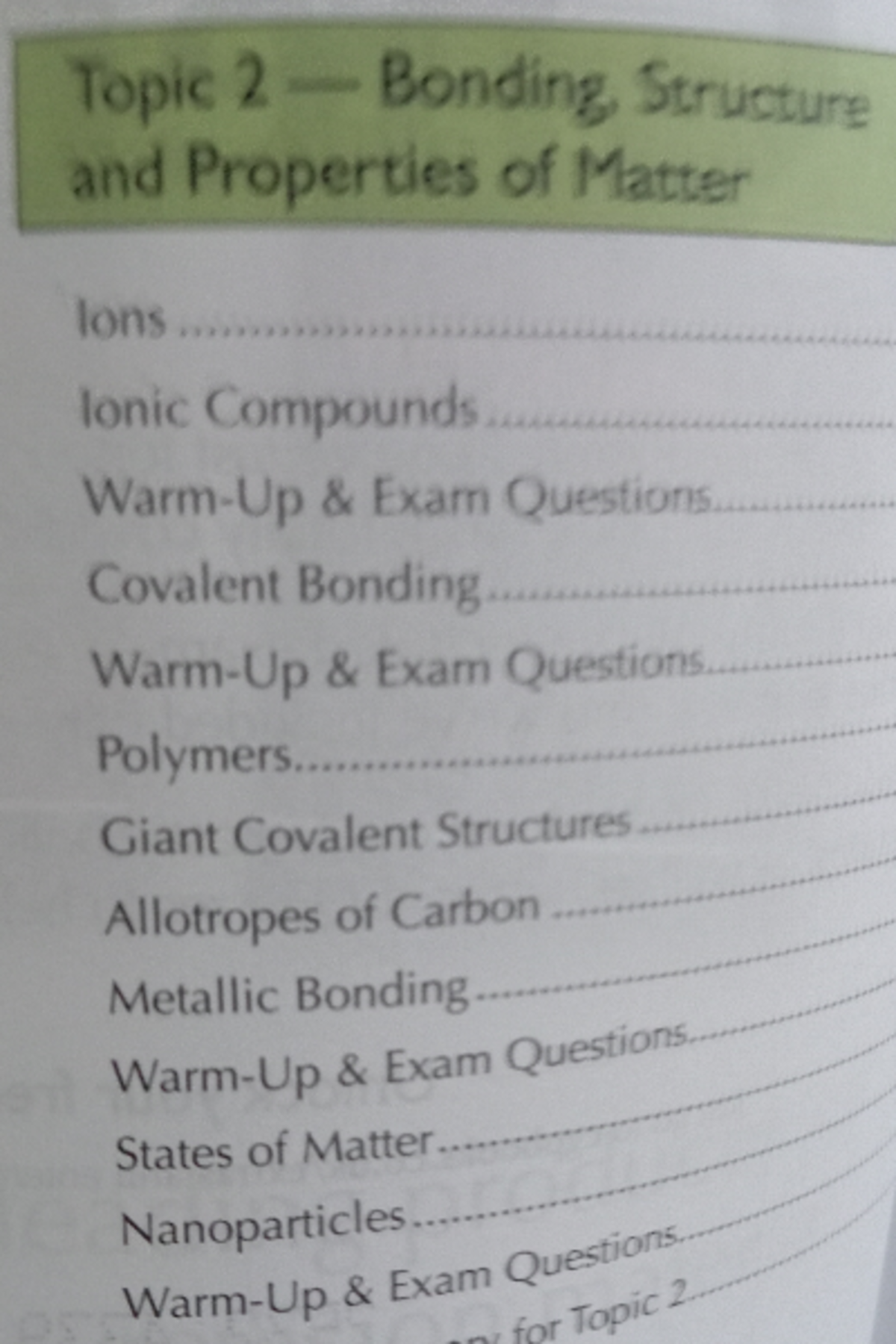 Downloadfile.bin - Topics - Topic 2 I Bonding, Structure and Properties ...