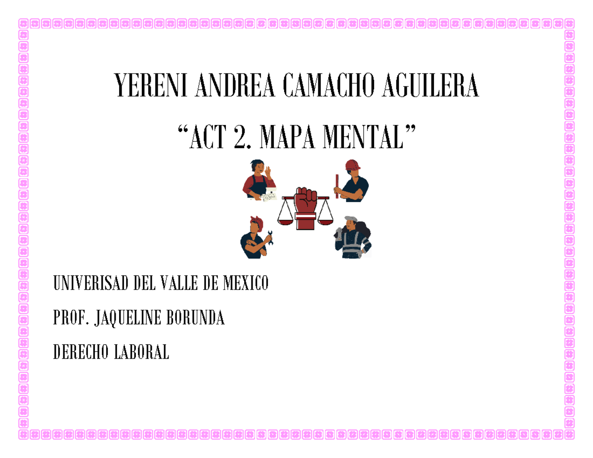 ACT 2 MAPA Mental - YERENI ANDREA CAMACHO AGUILERA