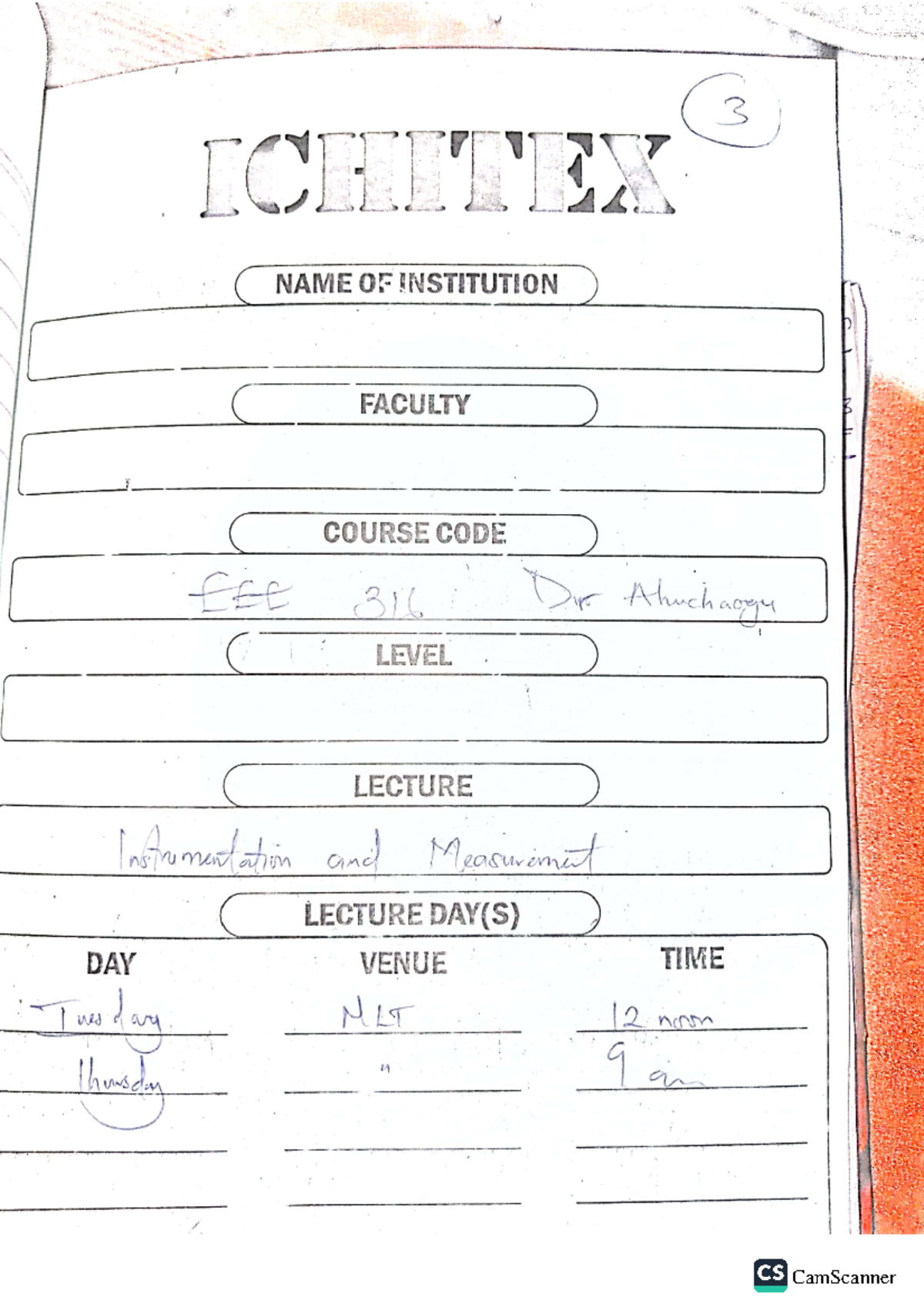 EEE 316 Instrumentation and Measurement - Instrument and measurement ...