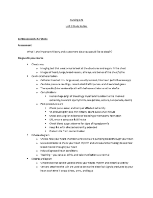 NUR 370 GI Unfolding Case Study Part1 - NUR 370 Pediatrics GI Unfolding ...