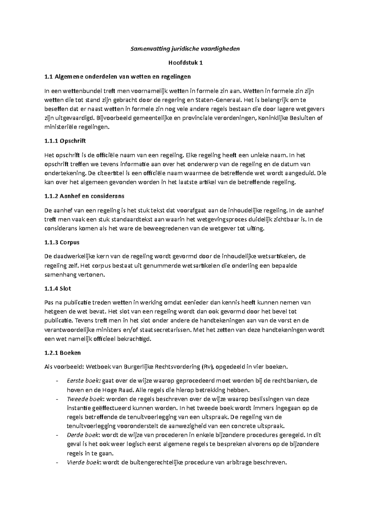 Samenvatting juridsche vaardigheden - Samenvatting juridische ...