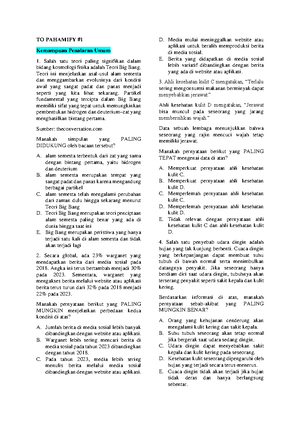 [Solved] 21 Bentuk kata ondelondel dalam bacaan di atas setipe dengan kata - bahasa indonesia ...