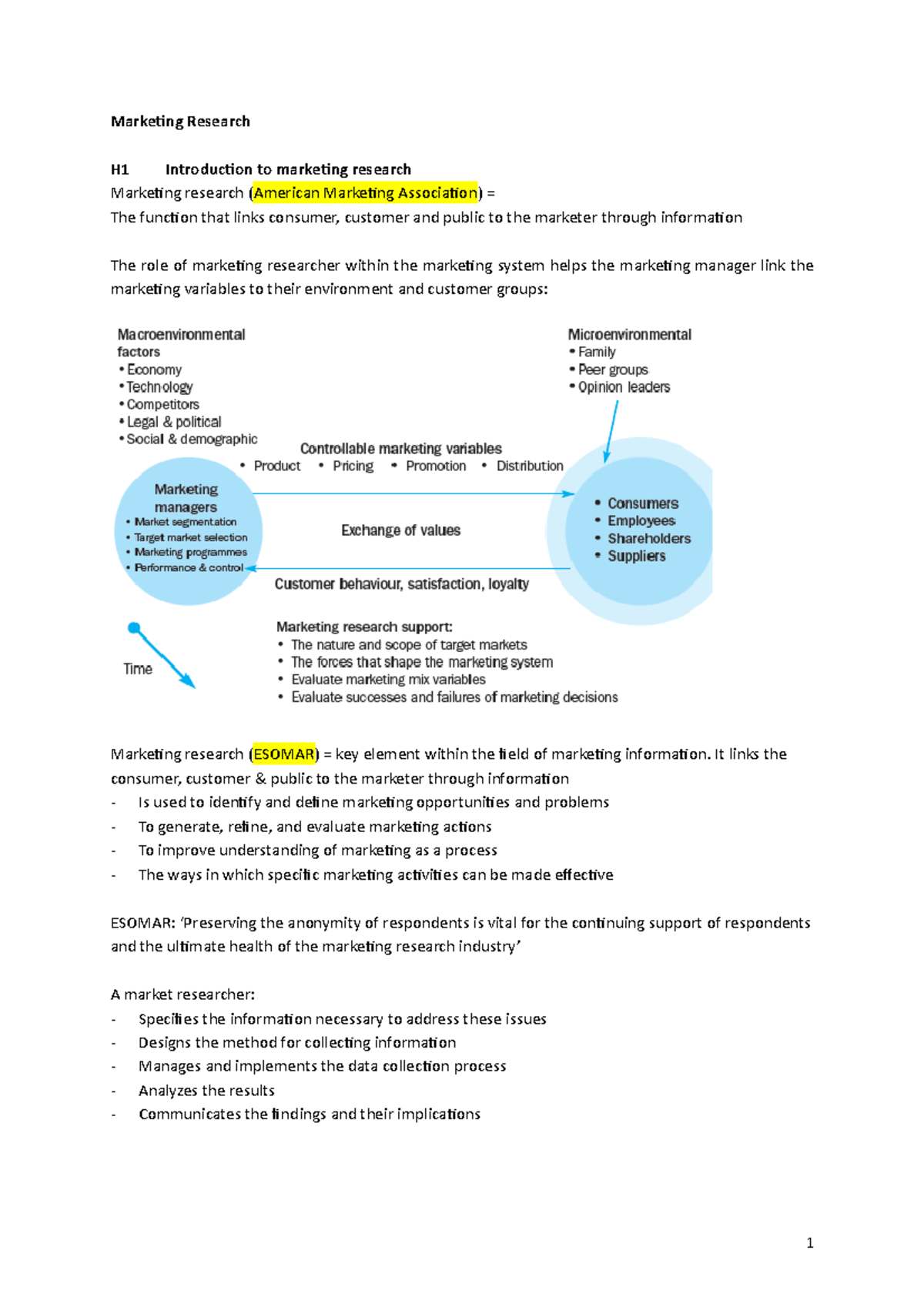 Marketing Research - It links the consumer, customer & public to the ...