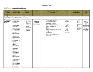 Sample TM Trainers Record Book core 3 tasksheet 3 - Technical Education ...