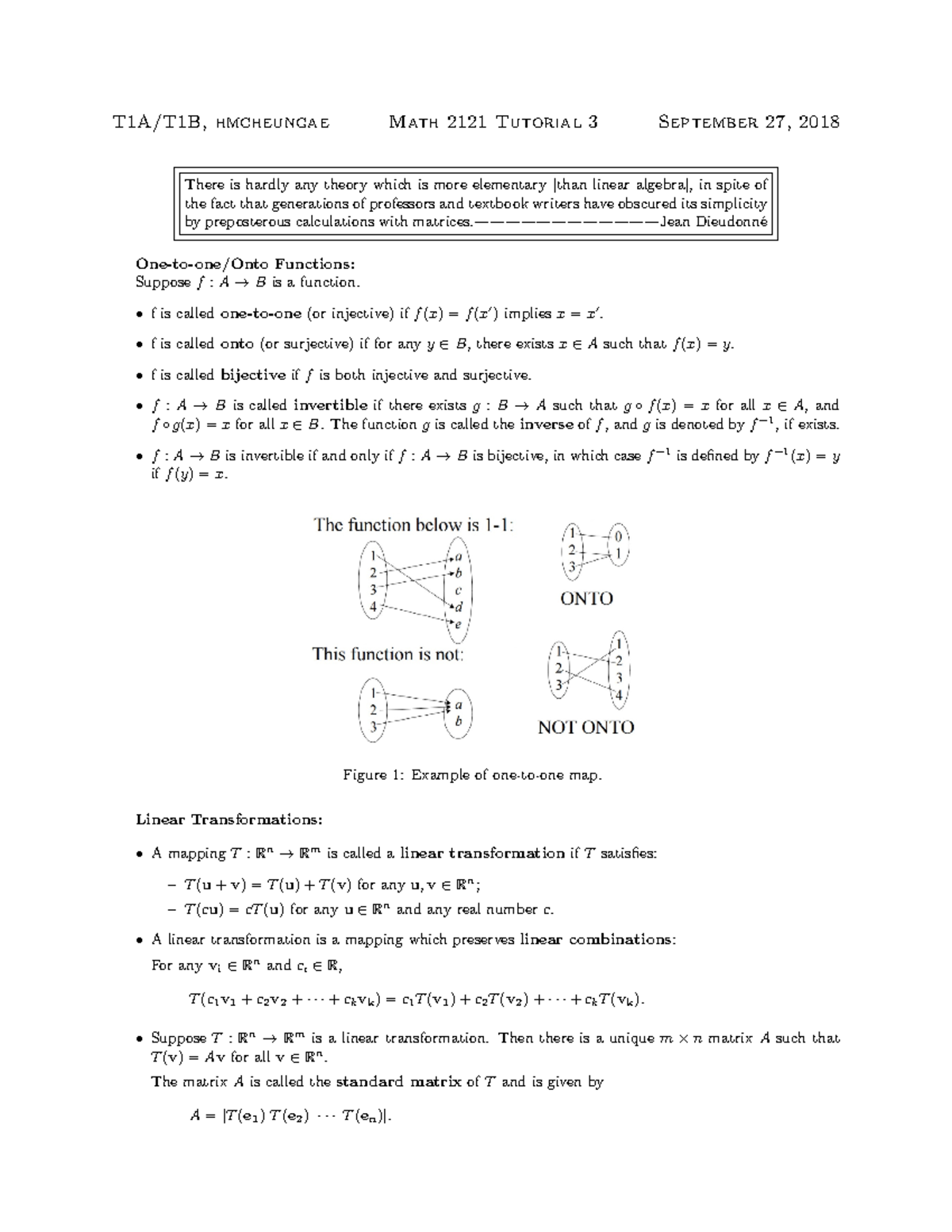 MATH 2121 Tutorial 03 - Cheung Ho Man - hmcheungae Math 2121 Tutorial 3 ...