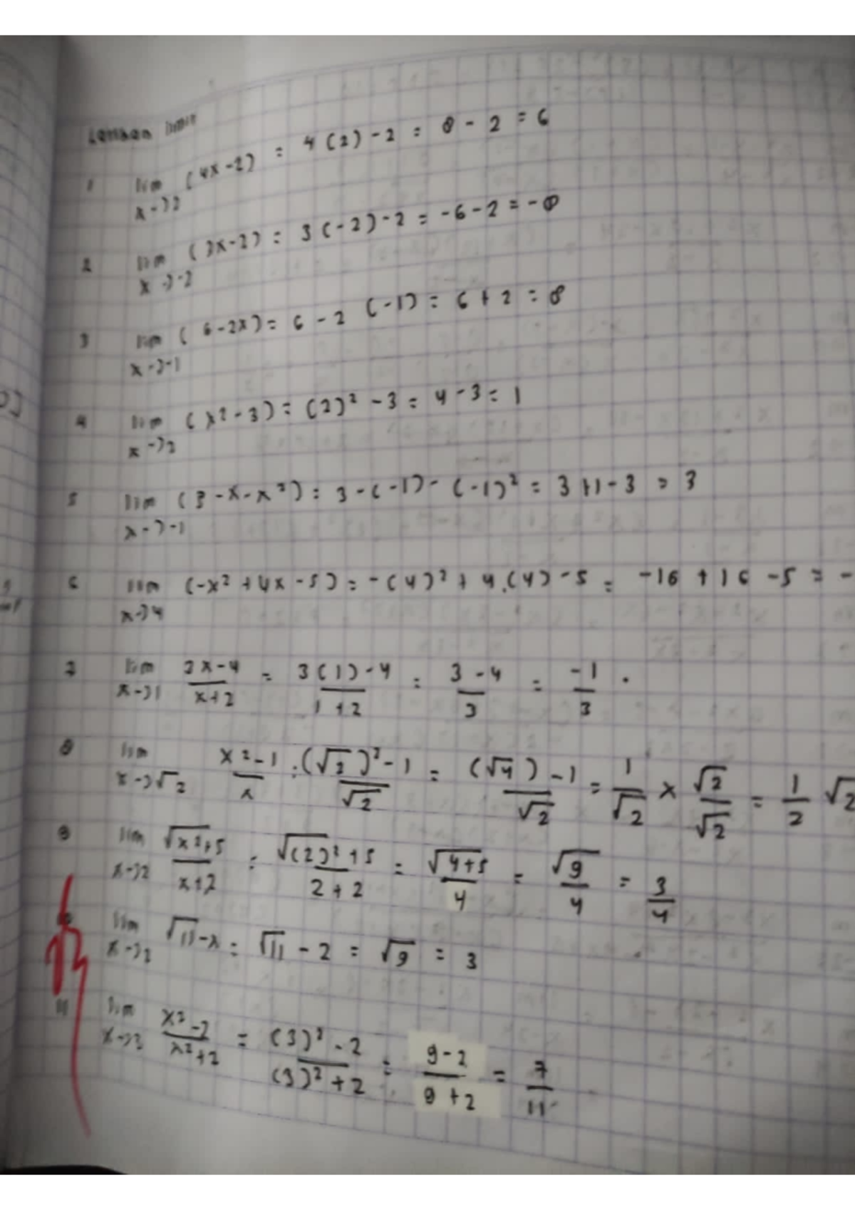 Document 16 Mathematical Limits Practice Materials In Indonesian