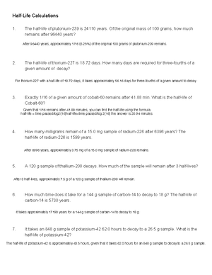 Half-life Gizmo - Name: ______________________________________ Date