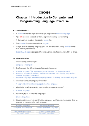 Rubric Individual Assignment - CSC099 - INDIVIDUAL ASSIGNMENT RUBRIC (CLO3) NAME: STUDENT ID ...
