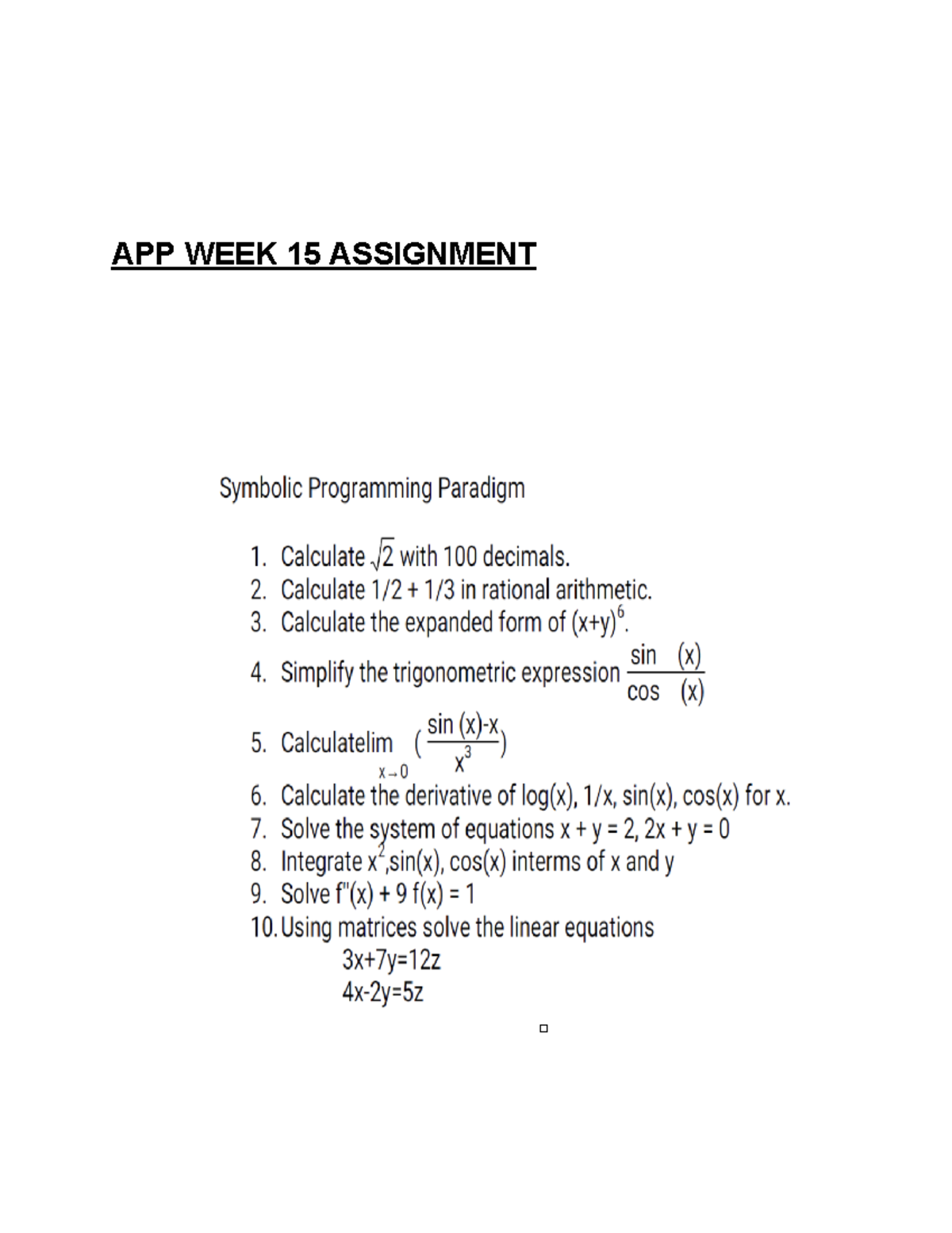 APP WEEK 15 ASS - Google Docs copy - NAME - SWAYAM PANDEY REG NO - RA ...