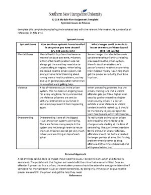 CJ 210 5-2 Module Five Assignment Template - CJ 210 Module Five ...