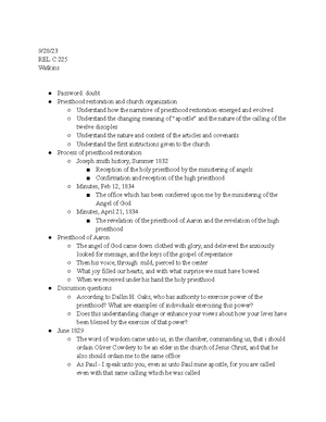 REL C 225 – Foundations of the Restoration - REL C 225 – Foundations of ...