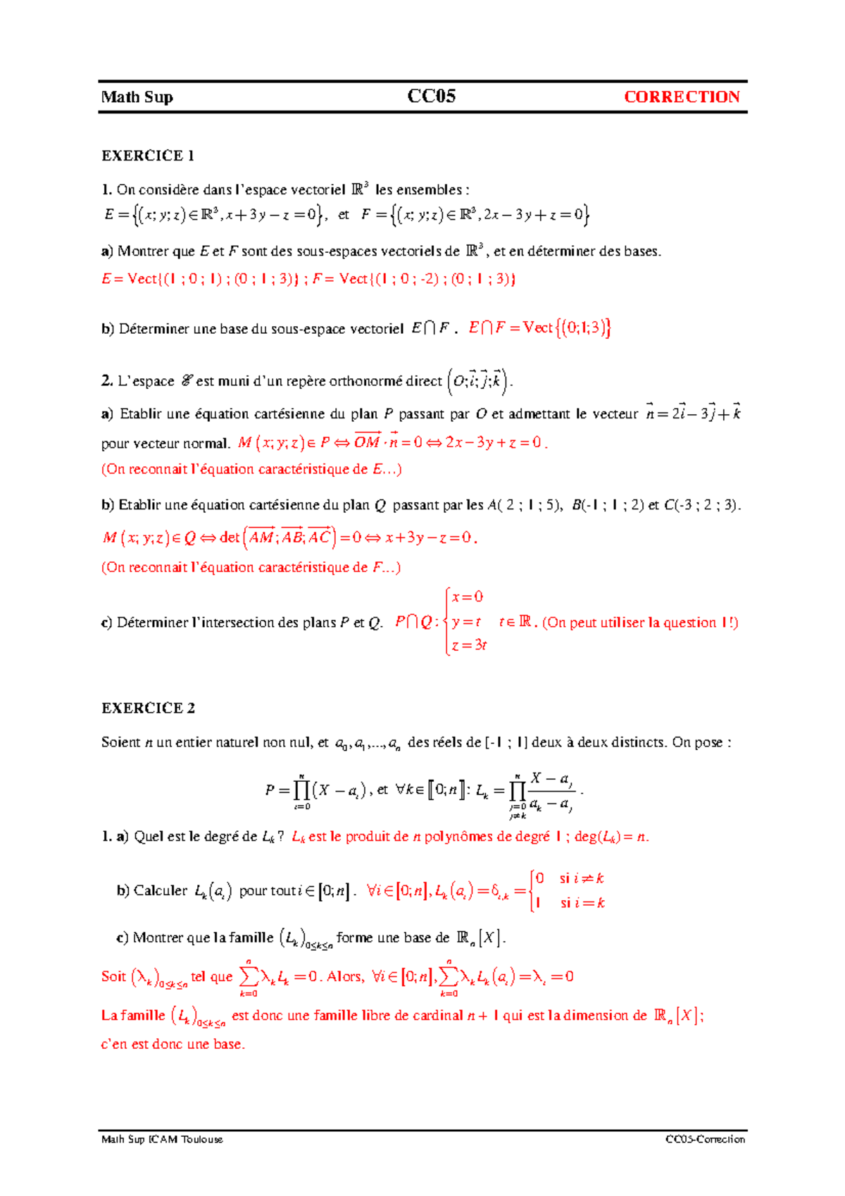Controle-5-corrige - Controle-5-corrige - Math Sup CC05 CORRECTION ...