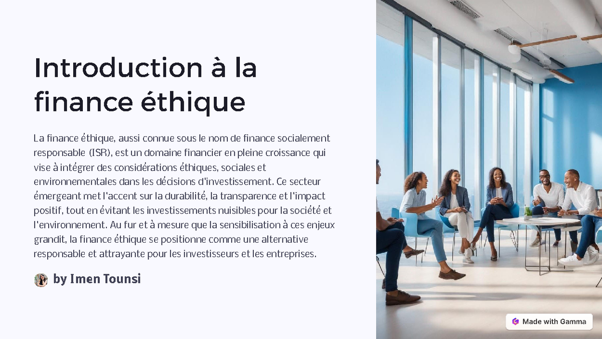 Introduction-a-la-finance-ethique - Introduction à la finance éthique ...