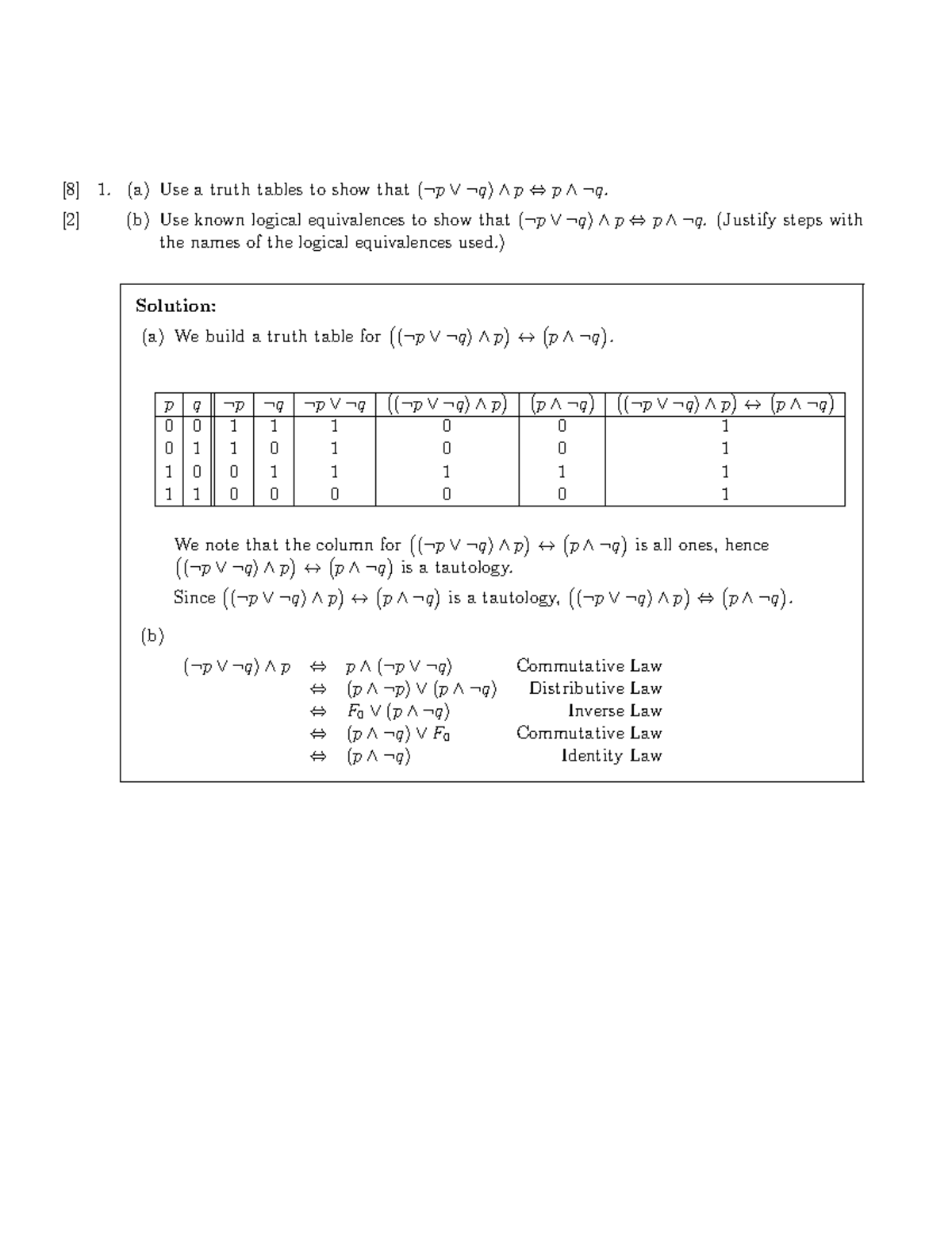 Test1Solutions - Test solutions with questions Summer 2021 - Math1240 ...