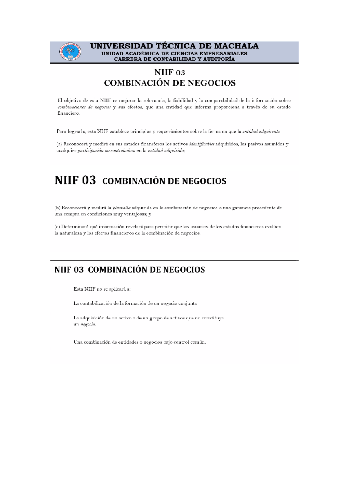 NIC 3 - nic 3 - Matemáticas financieras - Studocu