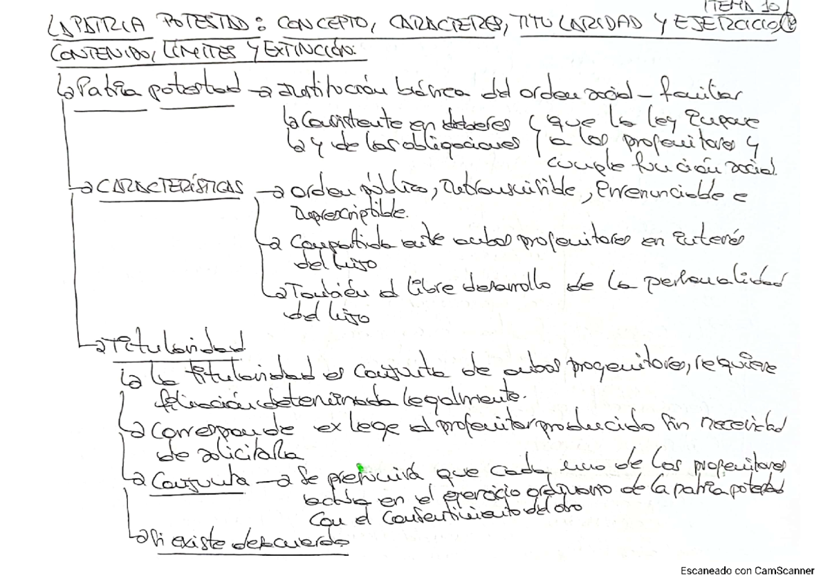 Tema 10 matrimonial - Preparación examen - Derecho Matrimonial y de ...