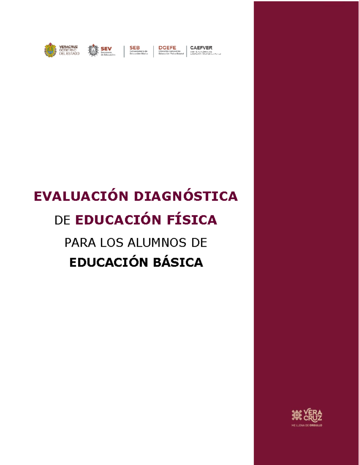 Evaluación Diagnóstica DE Educación Física PARA LOS Alumnos DE ...