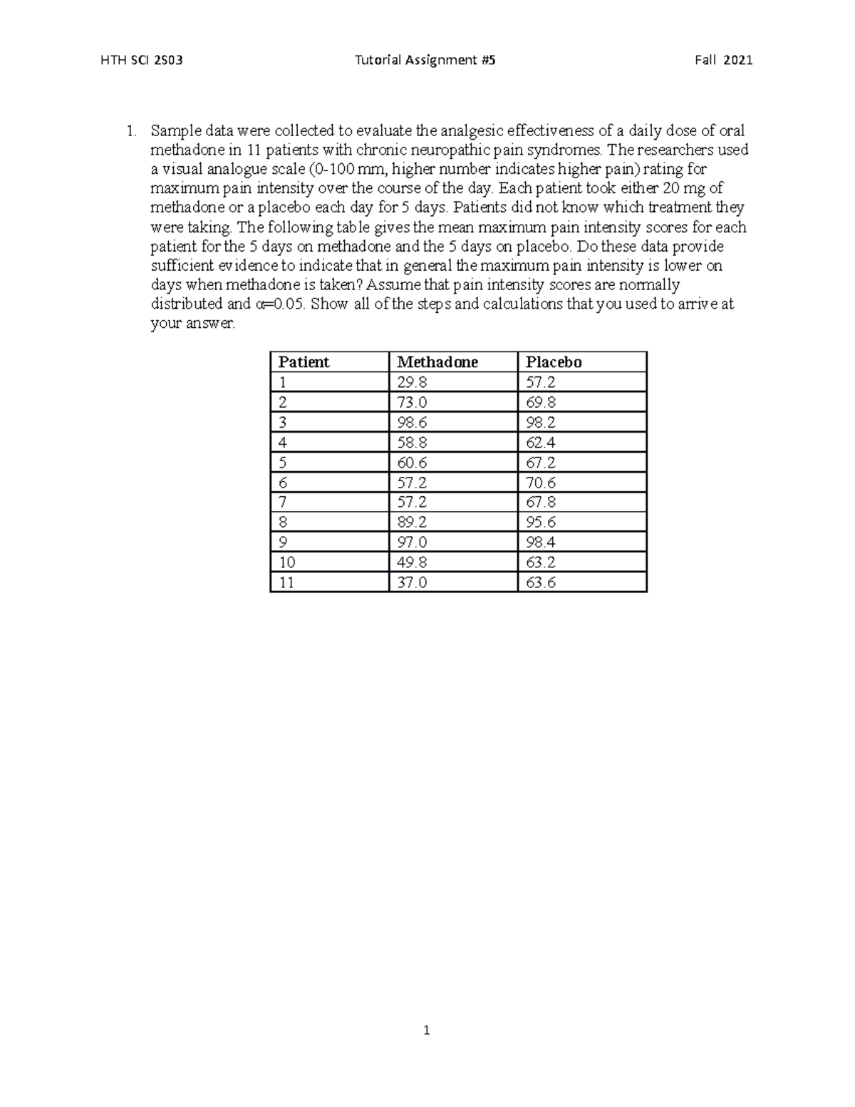 Tutorial Assign 5 - Paired T Test & Chi Square & Z Test Prop (1)1 - Hth ...