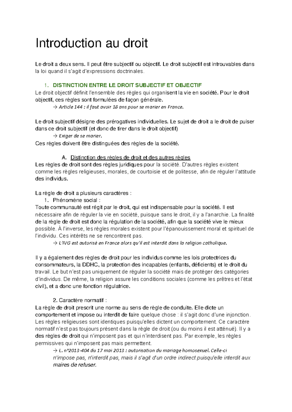 Introduction au droit - Warning: TT: undefined function: 32 Warning: TT: undefined function: 32 ...