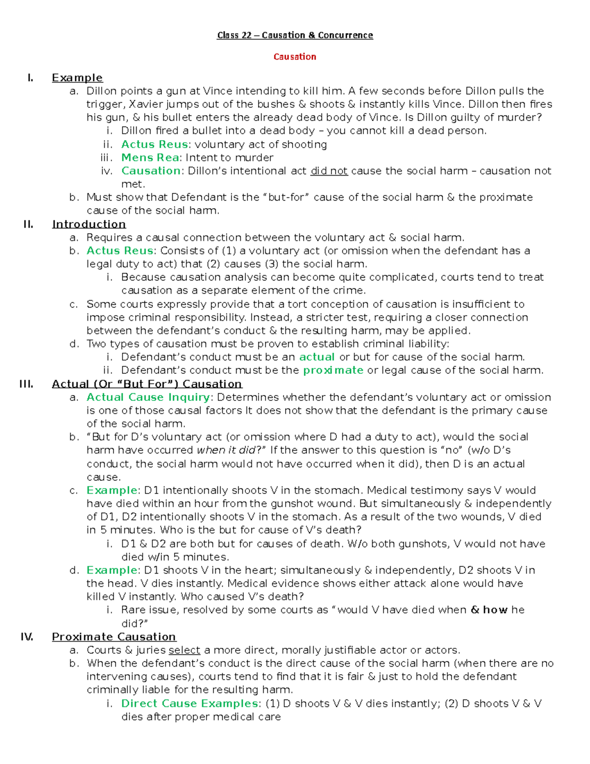 Causation and Concurrence - Class 22 – Causation & Concurrence ...
