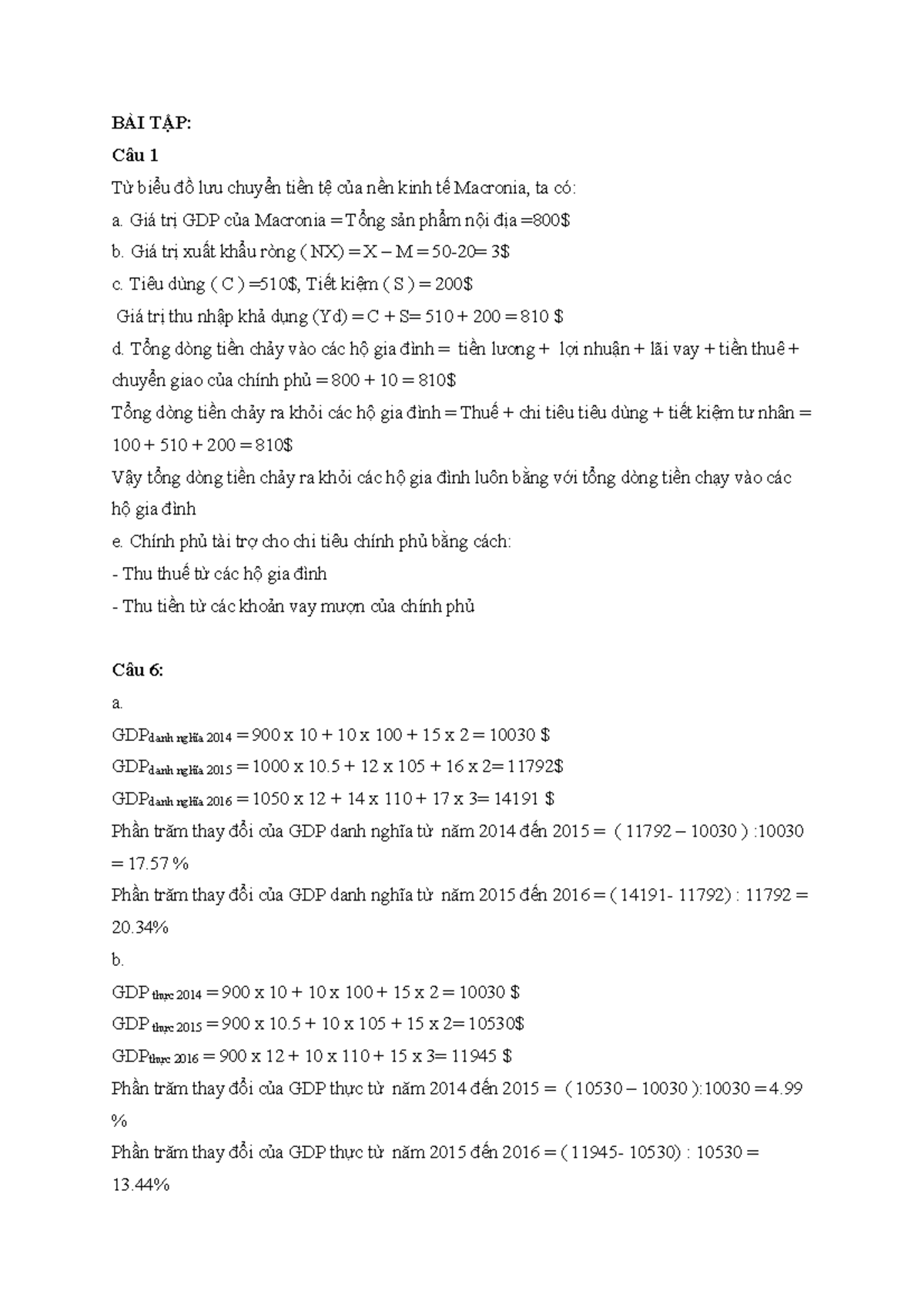 BÀI TẬP c10 ktvm - bài tập cô Thảo Trang - BÀI T¾P: Câu 1 Tÿ bißu ß l±u chuyßn tißn tß cÿa nßn ...