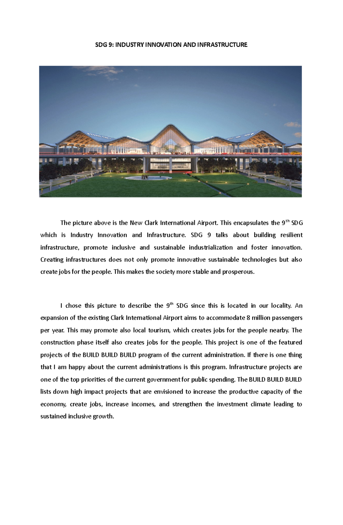 SDG - Sustainable Development Goals - SDG 9: INDUSTRY INNOVATION AND ...