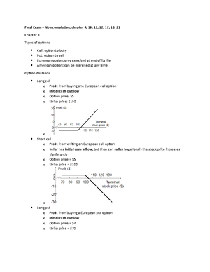 Midterm Cheat Sheet - Summary Options, Futures, Swaps - Future ...