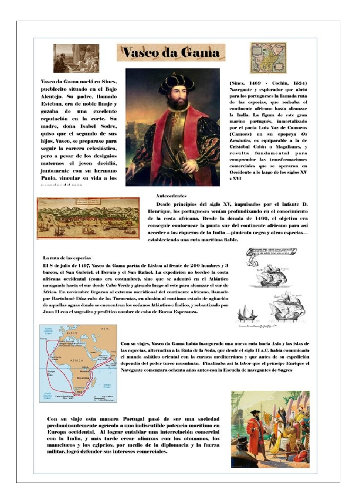 Docvasco gama - infografia de vasco da gama - Vasco da Gama Vasco da ...