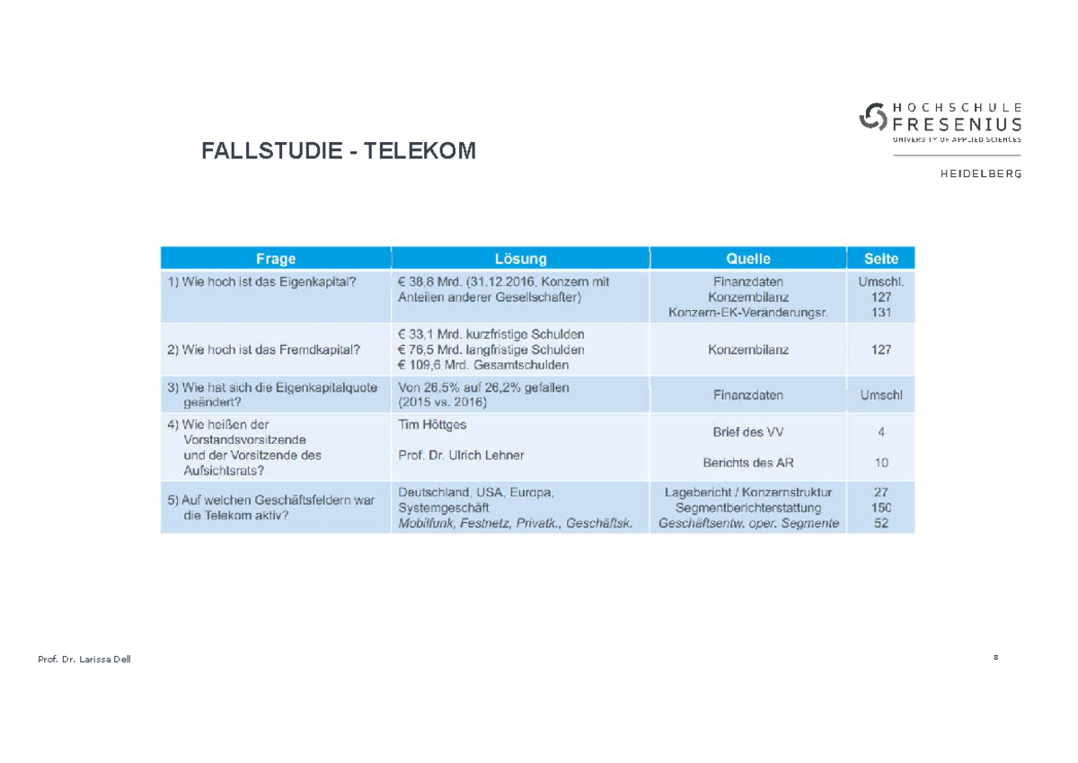 02 Nat. u. int. Bilanzierung - FALLSTUDIE - TELEKOM Prof. Dr. Larissa ...