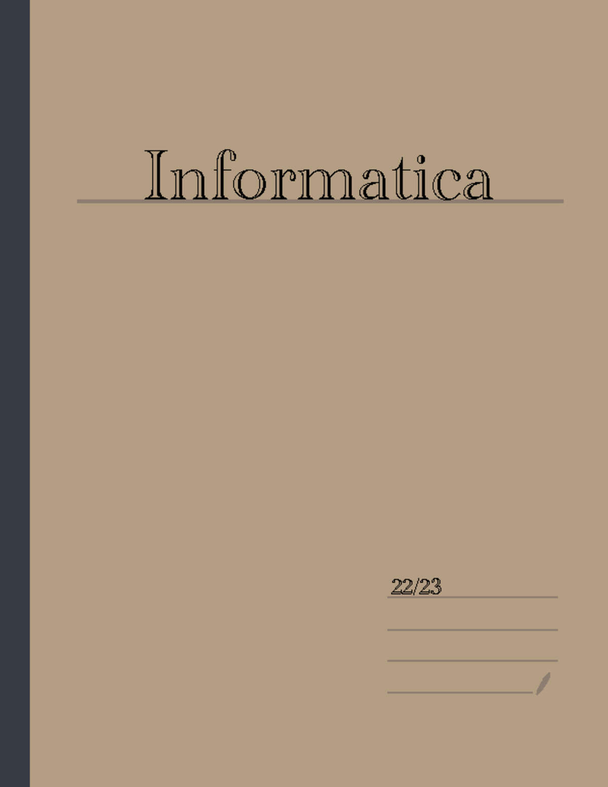 Informatica - Informatica 22/ - Studocu