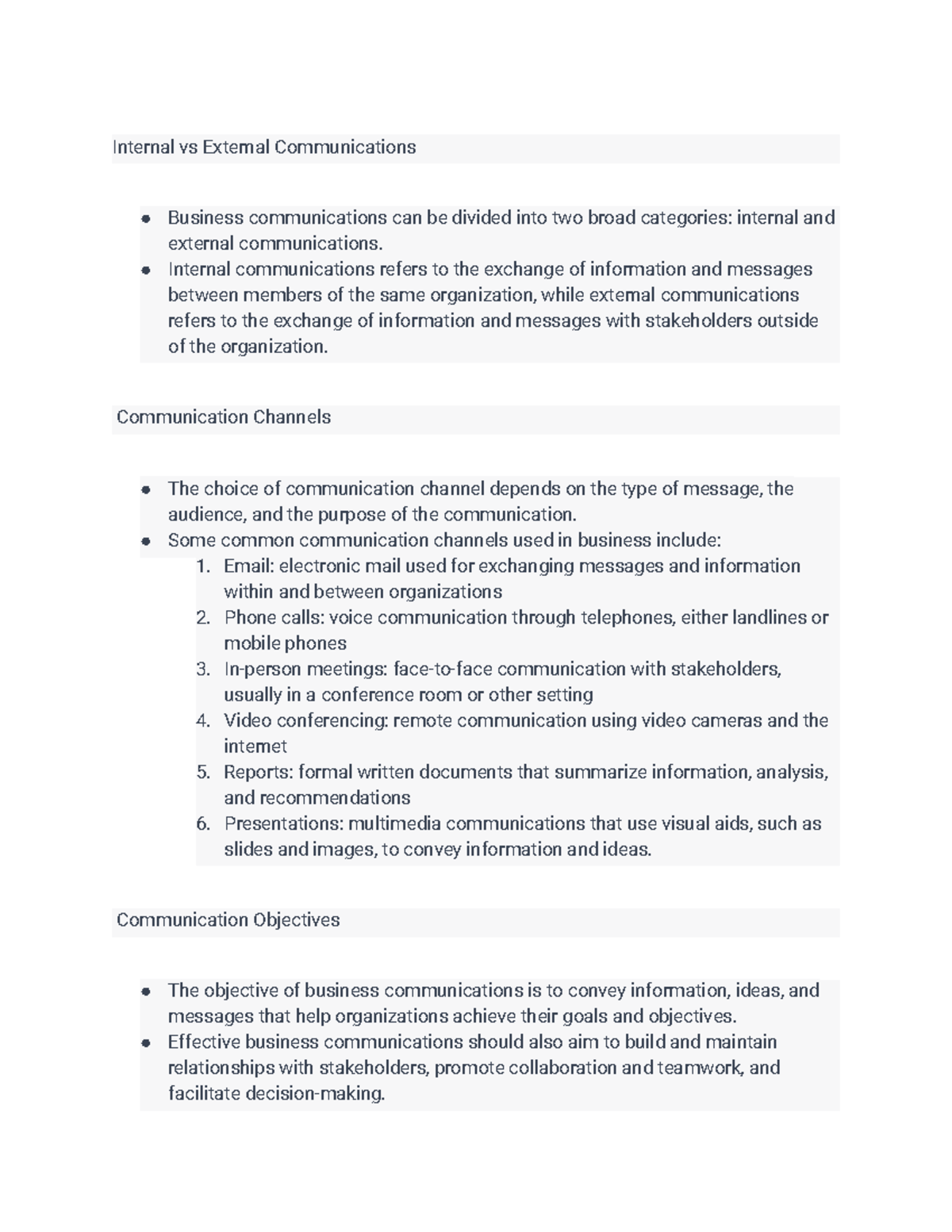 Internal vs External Communications - Internal communications refers to ...
